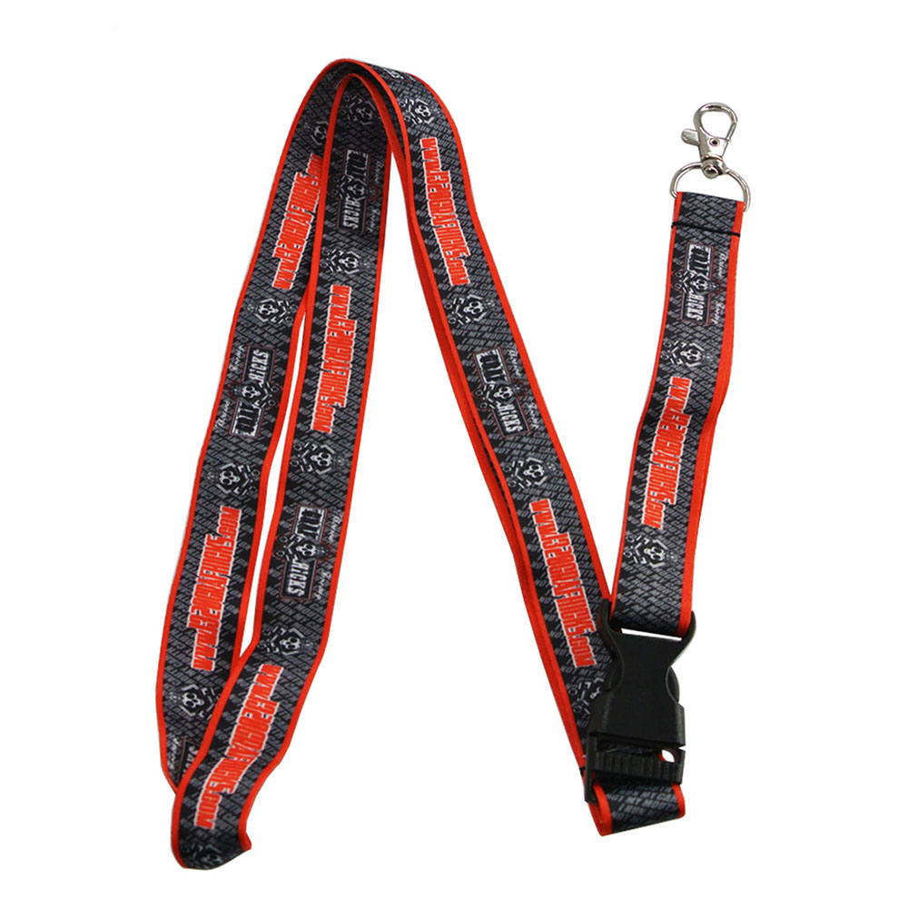 Custom Adjustable Nylon Woven Lanyard - Buy Nylon Woven Lanyard ...